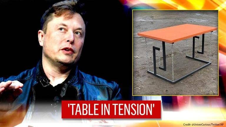 Elon Musk amazed by unique design of table, netizens reminded of ...