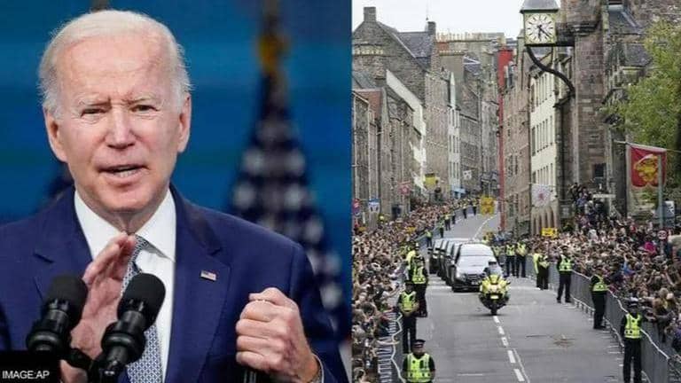 US President Biden's motorcade arrives in London | Republic World