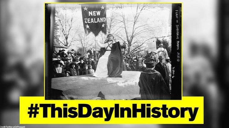 New Zealand became world's 1st country to grant voting rights to women ...