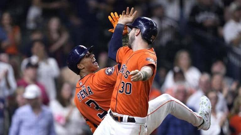 MLB Scores: Tucker homers, Altuve makes his season debut in Astros' 5-1 ...