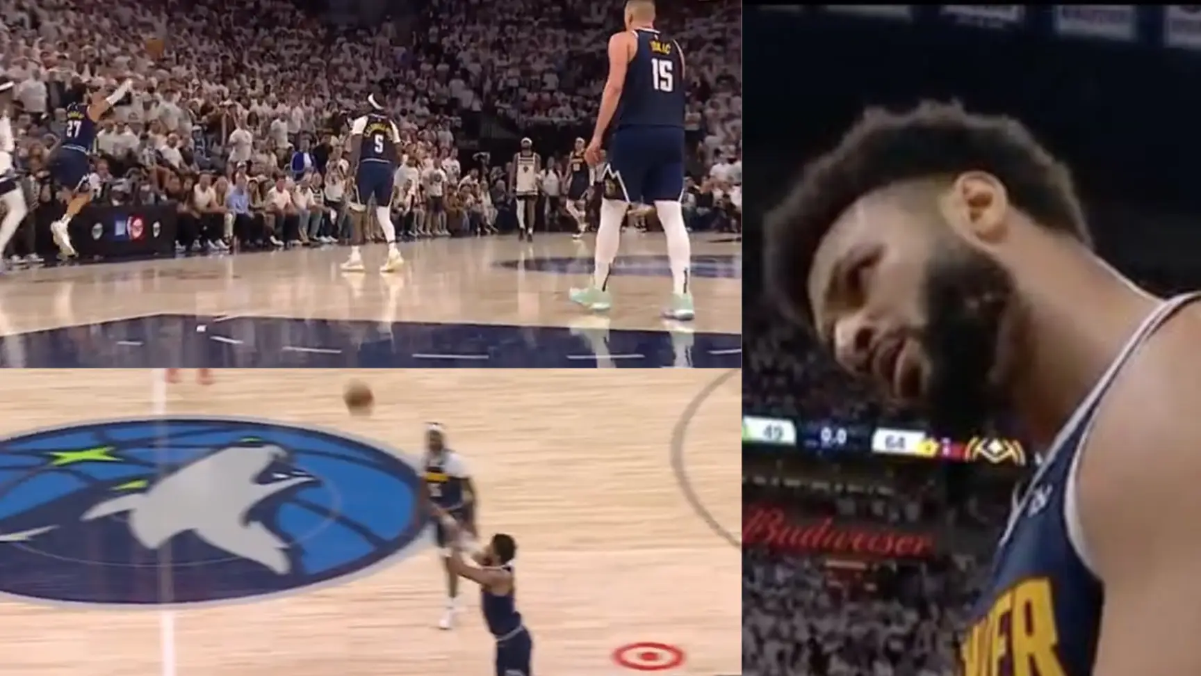 Watch | Jamal Murray's INSANE 3-PT buzzer beater from BEYOND HALF COURT ...