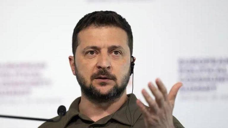 Ukrainian President Volodymyr Zelenskyy says at least 500 children ...