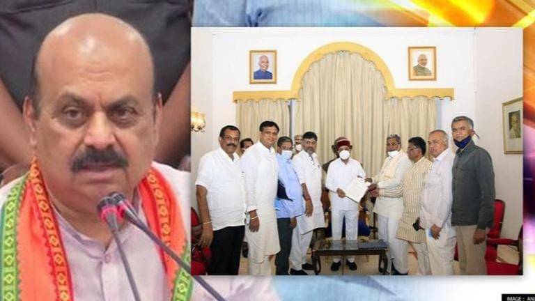 CM Basavaraj Bommai slams Congress for seeking imposition of President's Rule in Karnataka ...