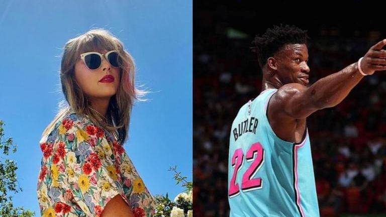 Taylor Swift grades Jimmy Butler's locker room '22' dance a 13/10 on ...