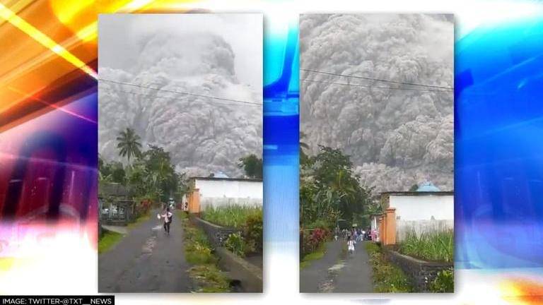 In Indonesia, people flee their homes out of fear as volcano erupts in ...