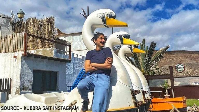 Kubbra Sait 'blesses' her fans' Instagram feeds with her cat Shifu's ...