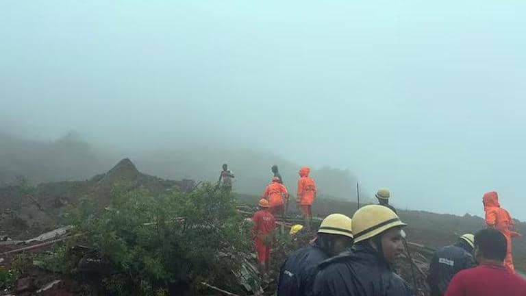 Raigad landslide: Heavy rain hampers search-rescue ops, 16 deaths confirmed | Republic World