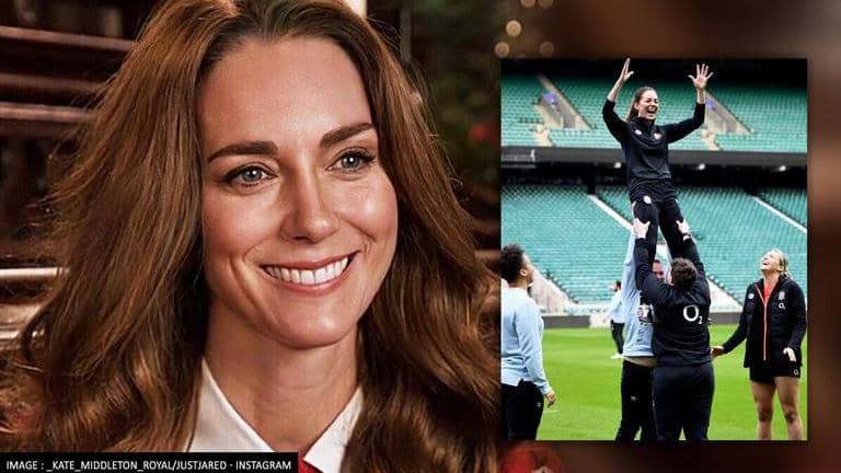 Kate Middleton takes over as Royal Rugby Patron, plays passing the ...