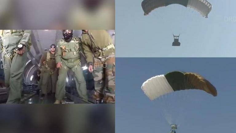 DRDO successfully conducts flight demo of Controlled Aerial Delivery ...