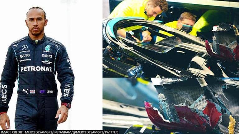 Explained: Lewis Hamilton's car damaged after Italian GP crash with Max ...