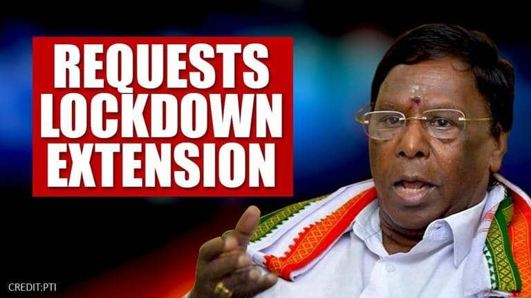 Puducherry CM Narayanasamy requests for extension of lockdown | Republic World