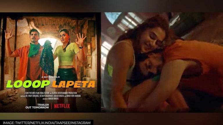 'Looop Lapeta' Trailer: Will Taapsee Pannu as 'Savi' save Tahir Raj as 'Satya' in time ...