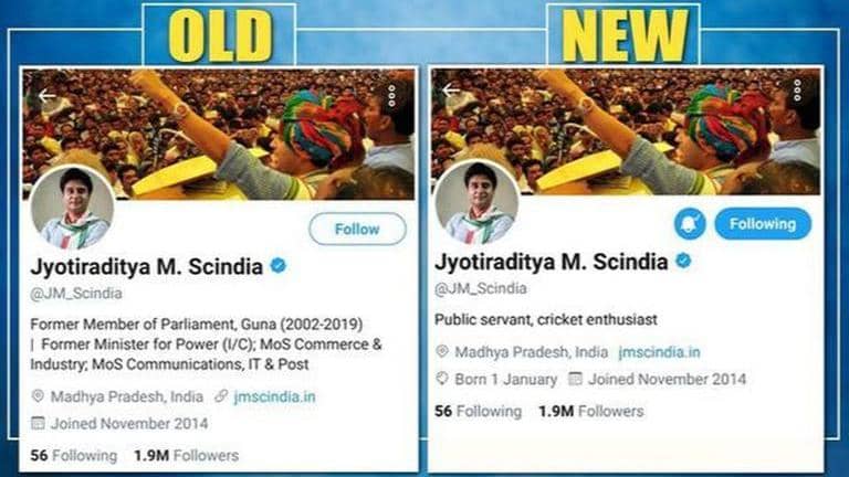 After Congress-free Twitter bio 'commotion', Scindia weighs in on ...