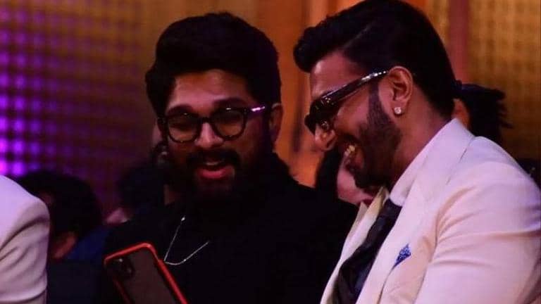 Ranveer Singh leaves Allu Arjun impressed, recites iconic dialogue from ...