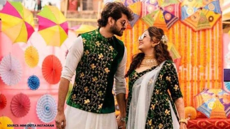 Mimi Dutta and Om Sahani tie the knot in traditional ceremony; see ...