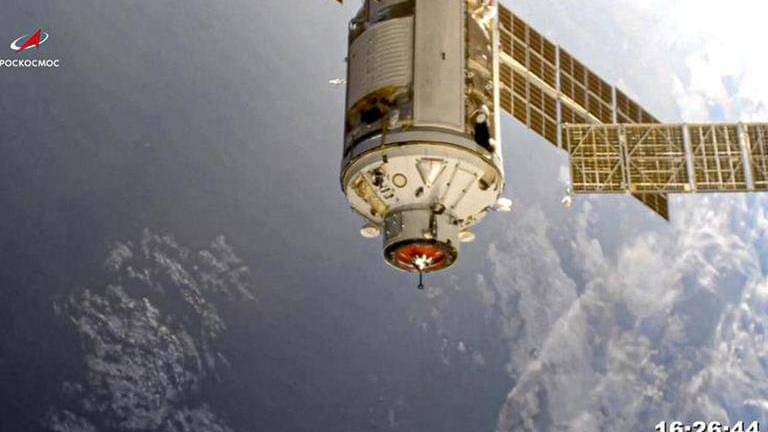 Russia Nauka lab module docks with International Space Station after ...