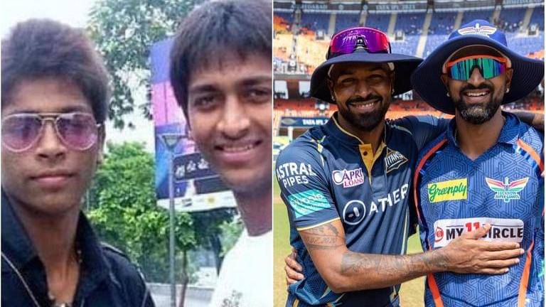 Hardik Pandya posts inspiring picture with Krunal; 'Just 2 young boys ...