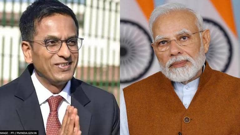 PM Modi congratulates Justice D Y Chandrachud on being sworn in as CJI ...