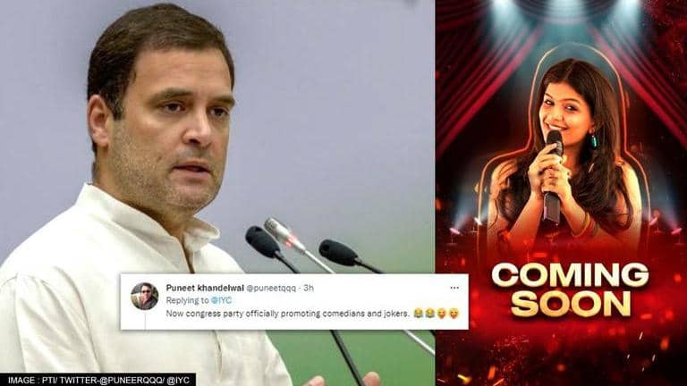 Congress announces 'stand-up comedy show'; netizens remind party of 'in ...
