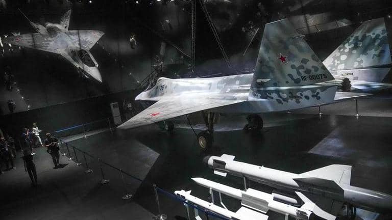 Plans revealed for upgrade to Russia's Su-75 Checkmate stealth fighter ...