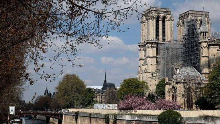 Macron visiting Notre Dame two years after devastating blaze | Republic ...