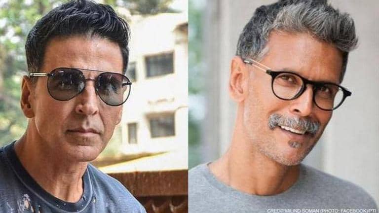 Akshay Kumar shakes a leg, Milind Soman completes 8-day run | B'wood ...