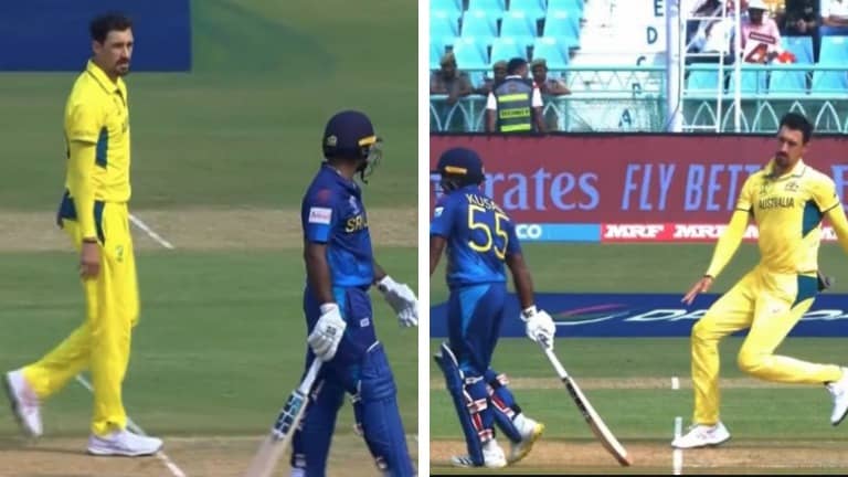 Angry Starc warns batter for run out at non-striker's end during SL vs ...