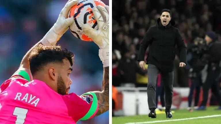 Raya's double save rescues Arsenal in Champions League amid attacking concerns without Odegaard ...