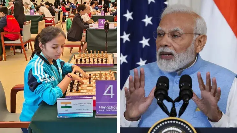 PM Narendra Modi hails Himanshi Rathi's stellar chess performance at ...