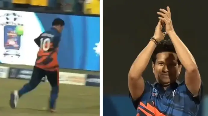 Despite no arms, Amir saves certain boundary with brilliant fielding ...