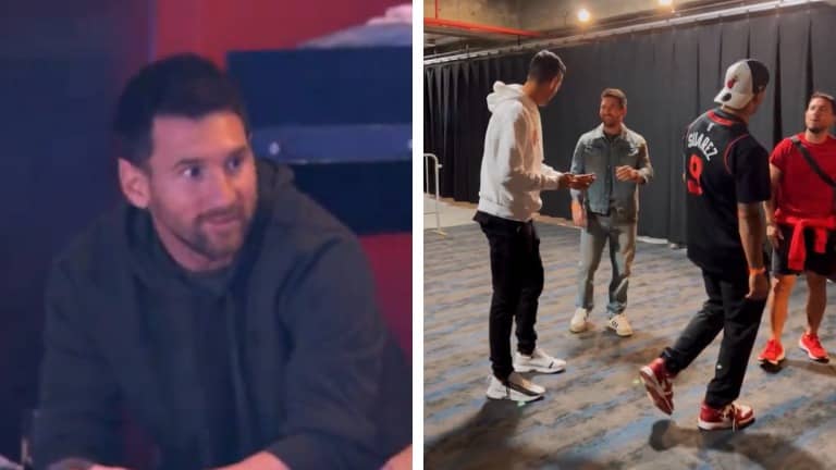 Lionel Messi and co. join to experience NBA playoff intensity at Boston ...