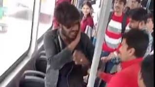 Delhi: Video Of Passengers On A Moving Bus Ruthlessly Punching And ...