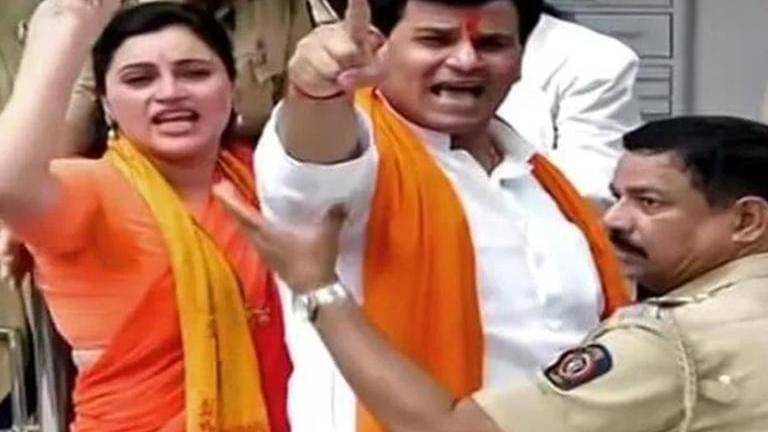 Hanuman Chalisa row: Mumbai court issues bailable warrant against MP Navneet Rana, her MLA ...