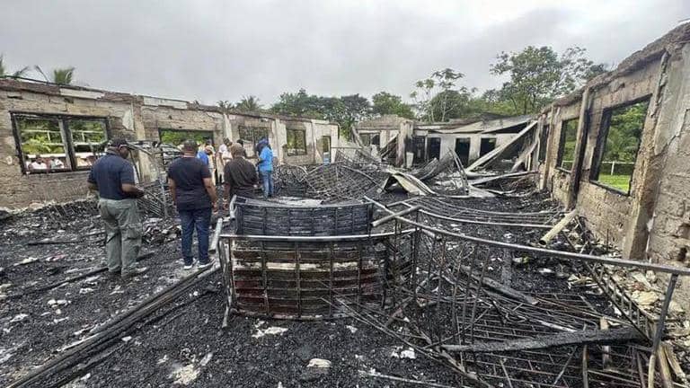 Guyana girls dorm fire that killed 19 was deliberately set by student ...
