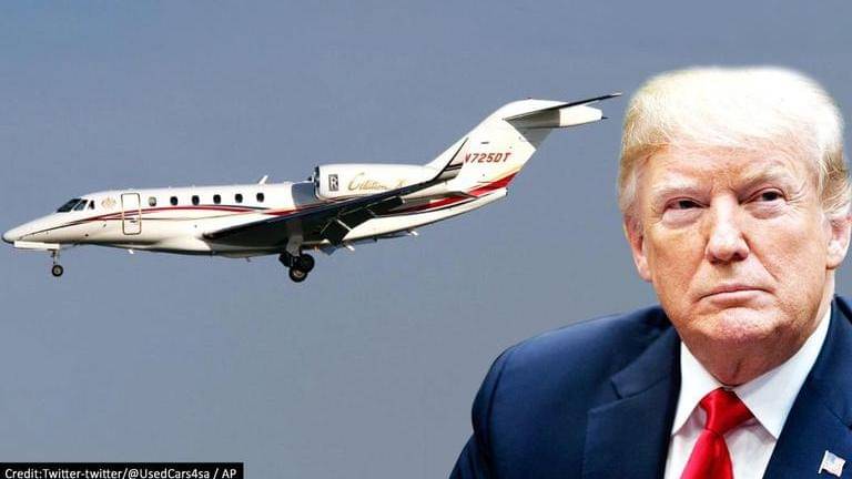 Trump spotted flying in run-of-the-mill jet, netizens say 'how the ...
