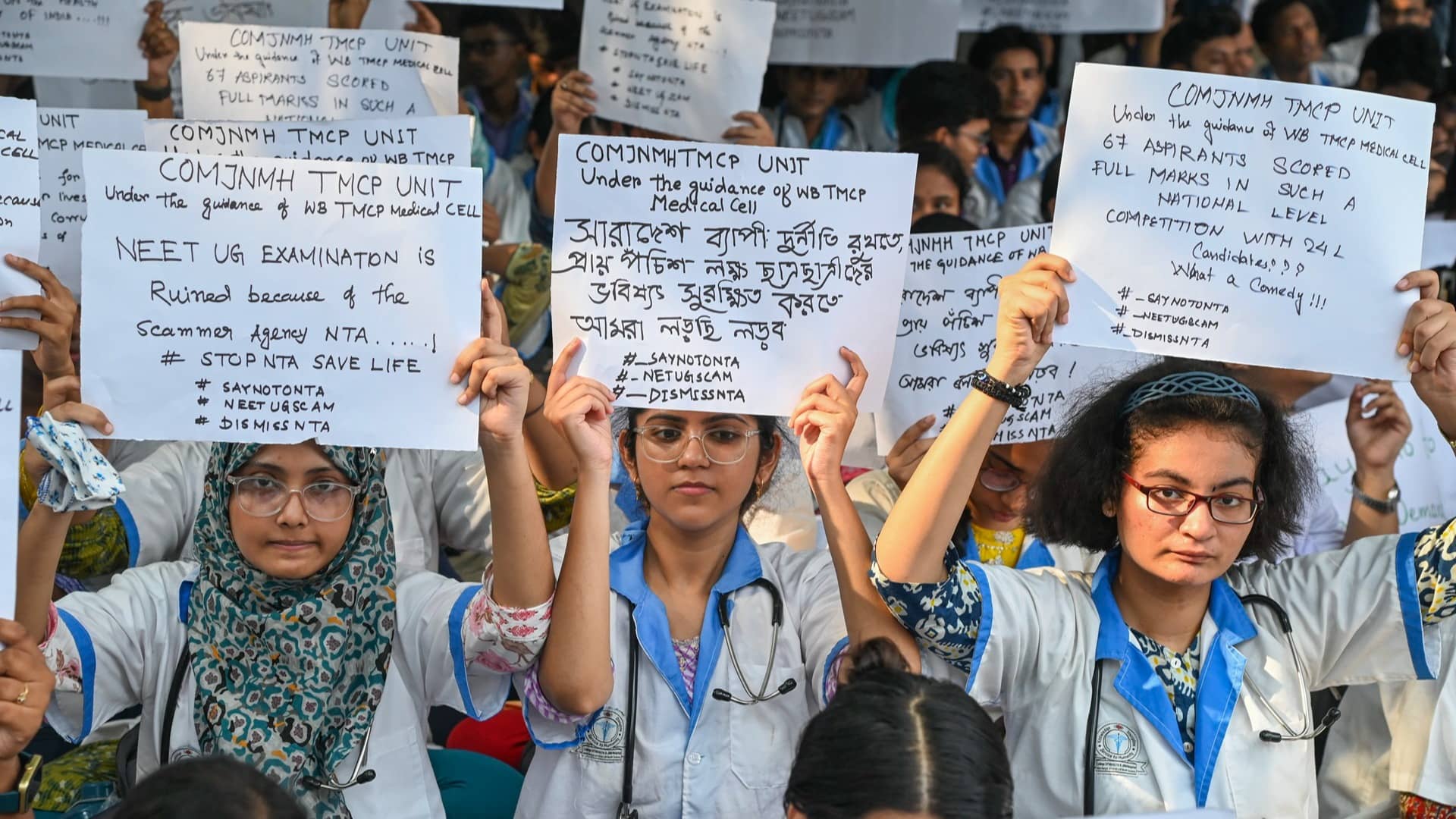 NEET aspirants hit the streets over NTA ‘irregularities’: All you need ...