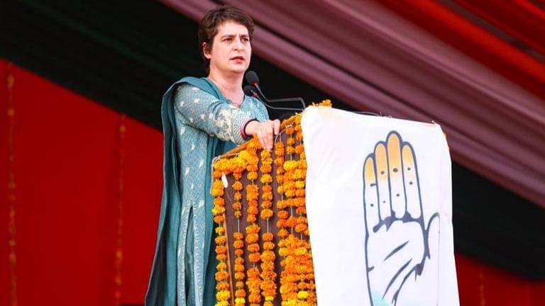 Priyanka Gandhi Promises Farm Loan Waiver Slams Bjp Sp Bsp For