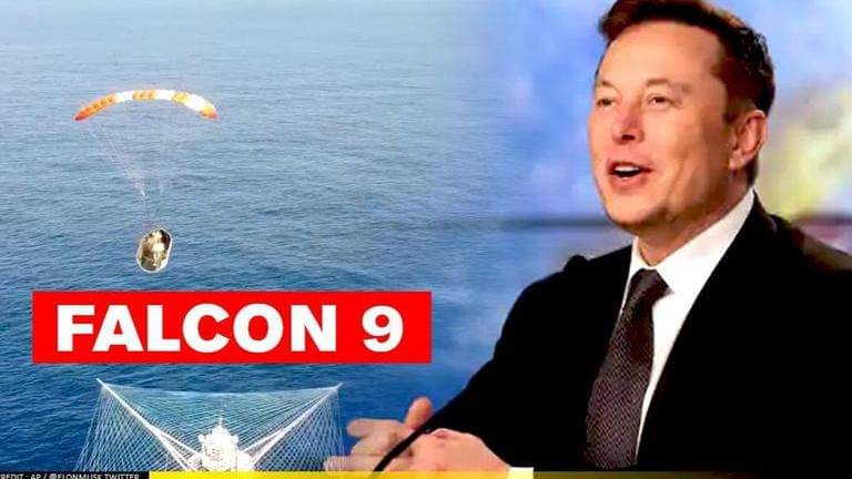 Elon Musk shares video of SpaceX team recovering rocket fairing from ...