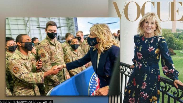 'On the Road with Dr. Jill Biden': US First Lady graces cover for Vogue ...