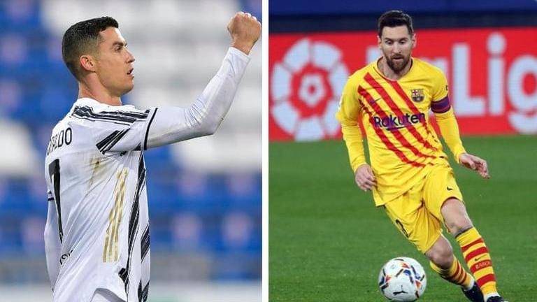 Cristiano Ronaldo extends his hat-trick lead over Lionel Messi after treble Vs Cagliari ...