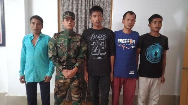 5 NLFT militants escape hostile conditions in Bangladesh to surrender ...
