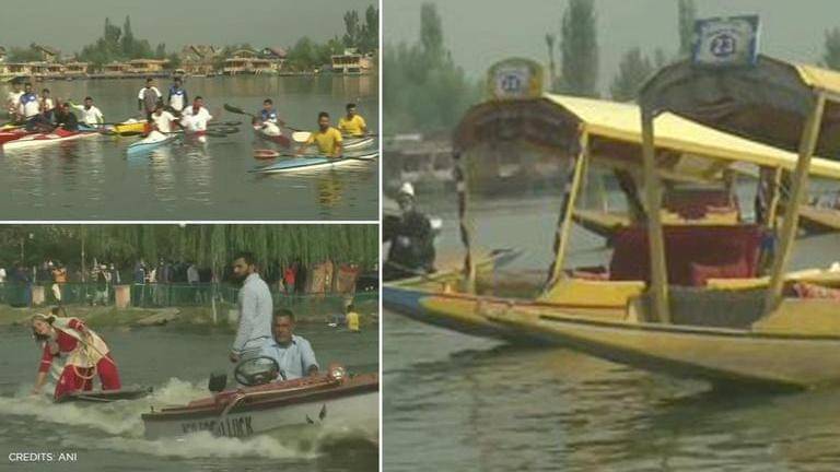 World Tourism Day: J&K tourism department organises 'Shikara Race' at ...