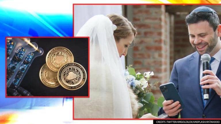 'Got married on blockchain': US couple exchanges NFT rings during ...