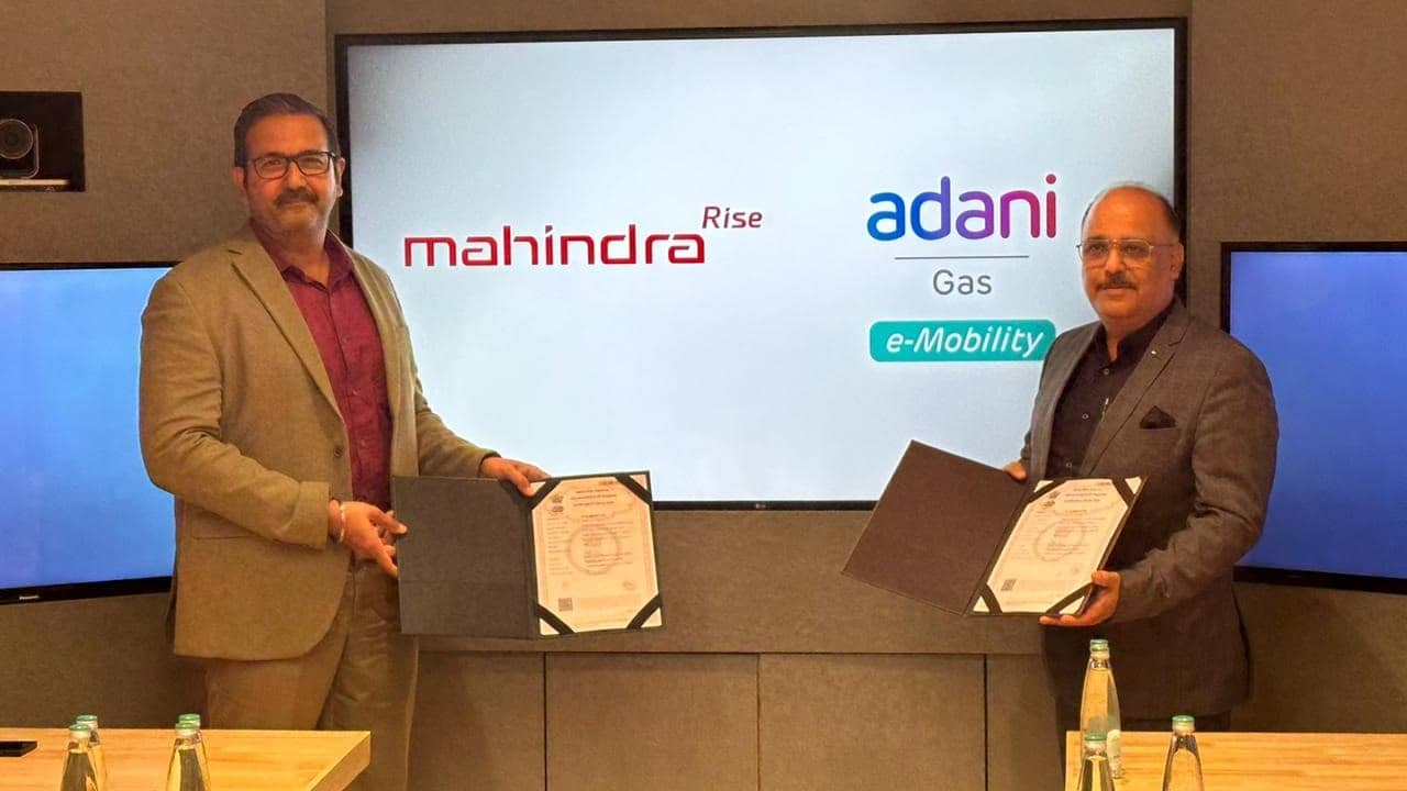 Mahindra inks pact with Adani Total Energies E-Mobility for EV charging ...
