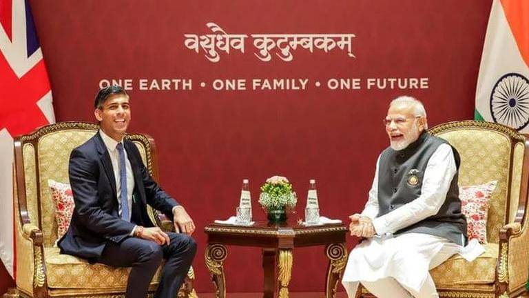 PM Modi, Sunak discuss progress of India-UK FTA negotiations, hope to iron out differences soon ...