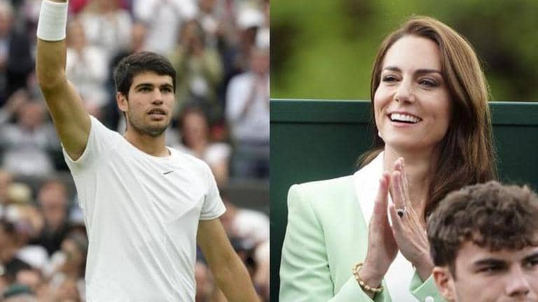 Alcaraz starts his Wimbledon with a straight-set win. Princess Kate ...