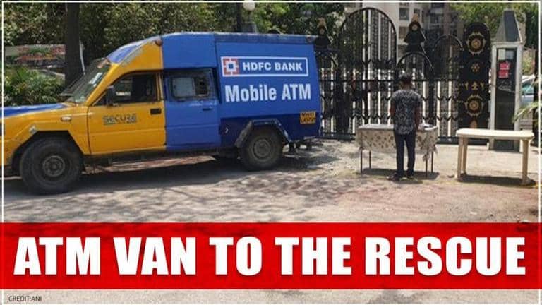 Mumbai: Mobile ATM van deployed for residents in containment zones amid ...
