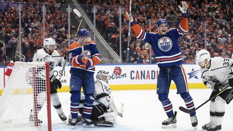 NHL Scores: Edmonton Oilers beat Los Angeles Kings to take 3-2 lead in ...