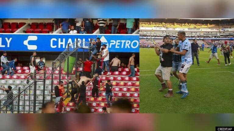 Liga MX: Mexico imposes 1-year ban on fans after ugly brawl leaves 26 ...