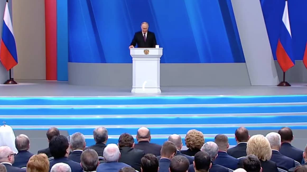 Russia’s President Putin Sends Message of Defiance to West in State-of ...